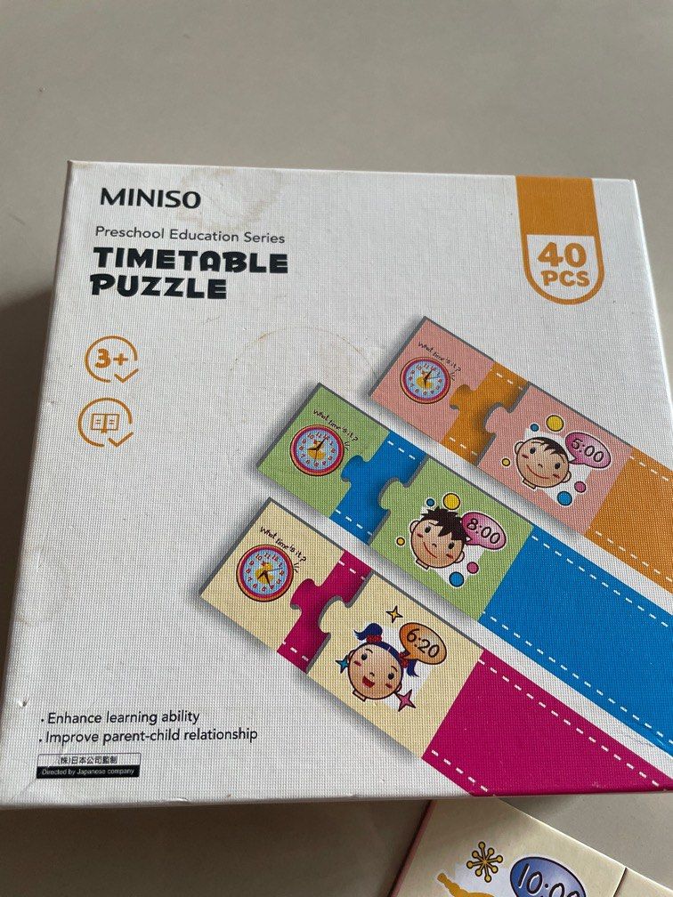 Timetable Puzzle, Hobbies & Toys, Toys & Games on Carousell