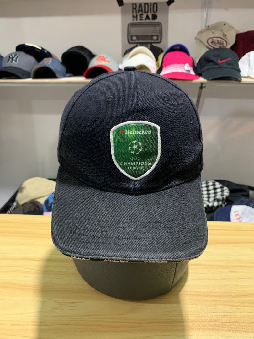 Topi Champion League by heineken, Fesyen Pria, Aksesoris, Topi di Carousell