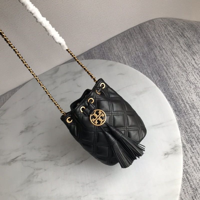 Tory burch mini bucket sling brandnew from singapore, Luxury, Bags ...