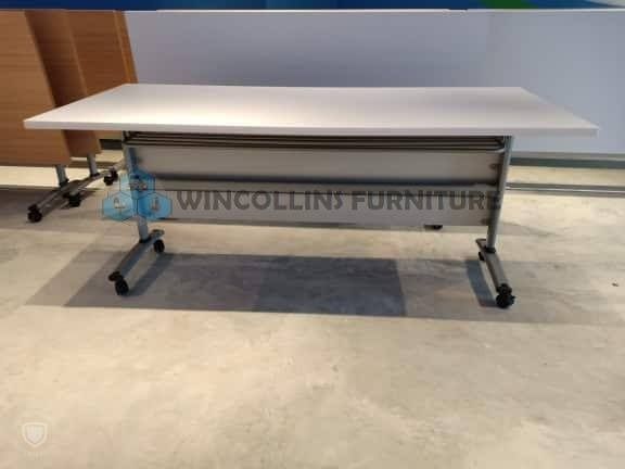 ..Training Folding Table with caster Wheels,,.;', Furniture & Home ...