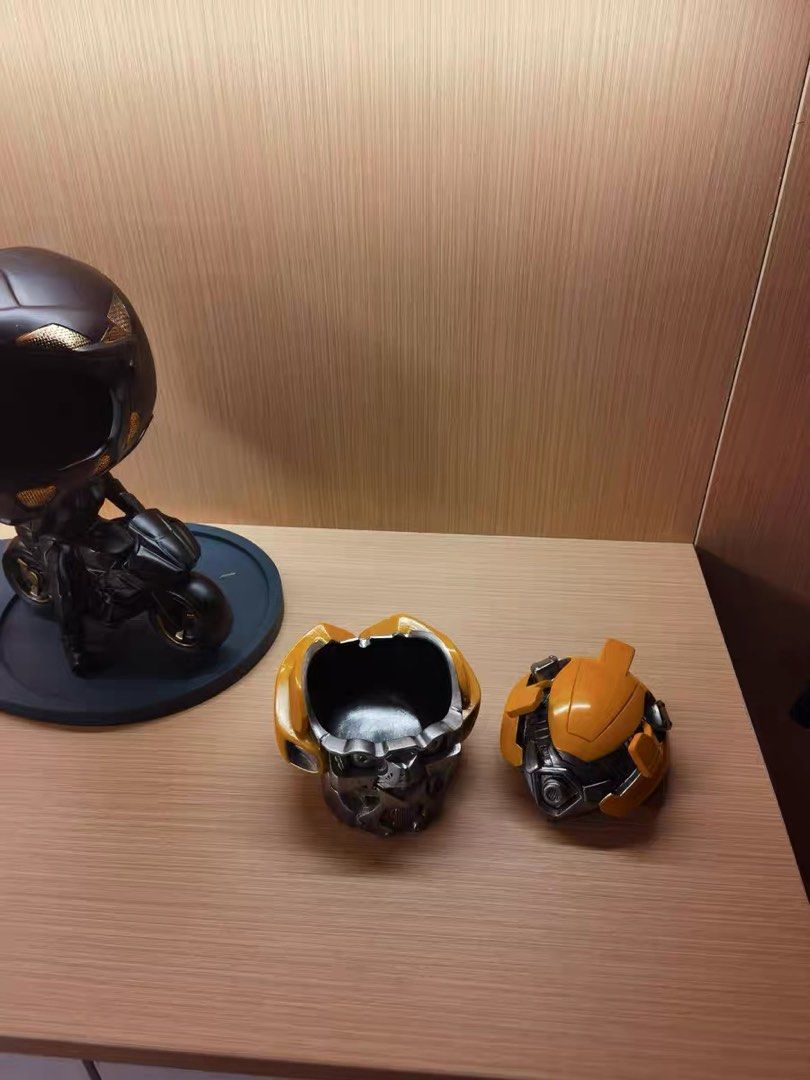 Transformers bumble bee Optimus prime ashtray decoration, Hobbies ...