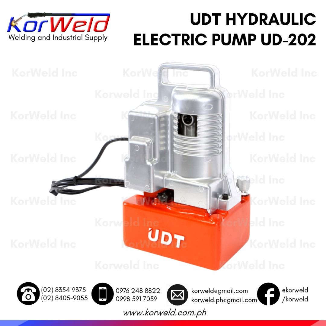 UDT Hydraulic Electric Pump UD-202, Commercial & Industrial, Construction Tools & Equipment on ...