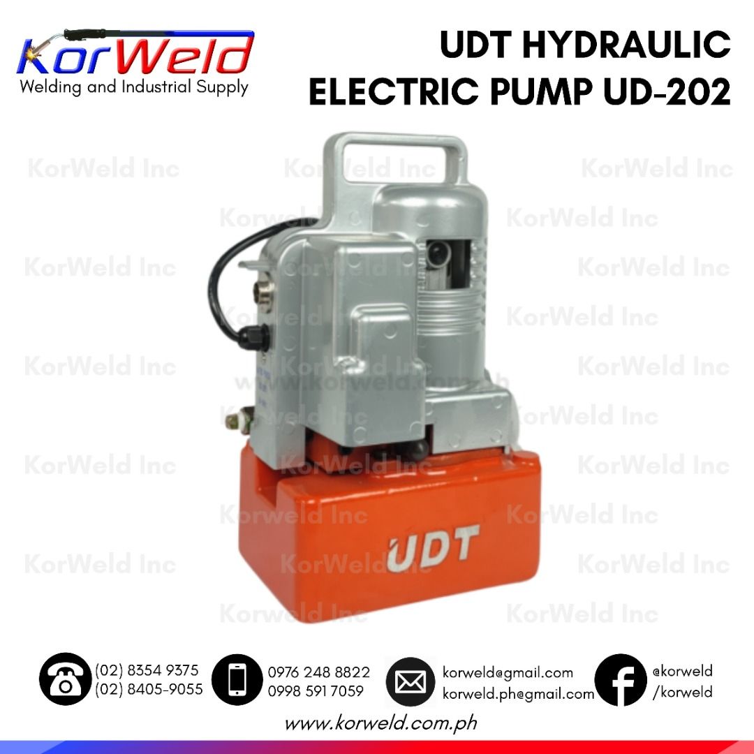 UDT Hydraulic Electric Pump UD-202, Commercial & Industrial, Construction Tools & Equipment on ...