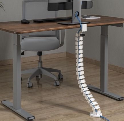 ULTi Clamp-on Under Desk Cable Management Spine, Wire Cord Organizer ...