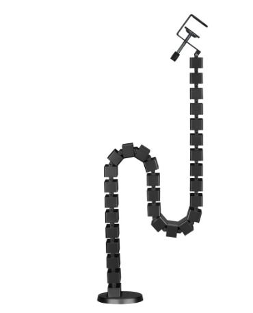 ULTi Clamp-on Under Desk Cable Management Spine, Wire Cord Organizer ...