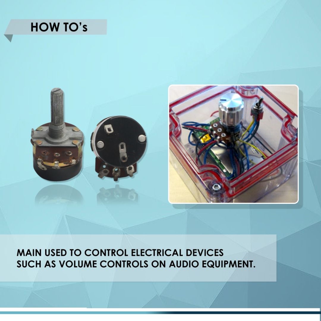 UNIVERSAL VOLUME CONTROL 20K 5-PIN, SMALL BENT FOOT w/ SWITCH, BEST FOR ...