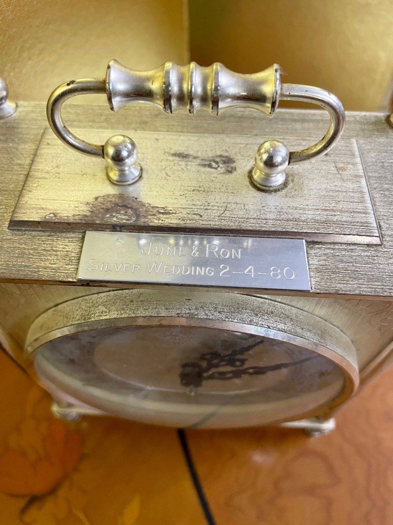 Vintage Rare 1970's German Bentima Quartz Transistor Brass Table Clock 12x7x16cms, Hobbies ...