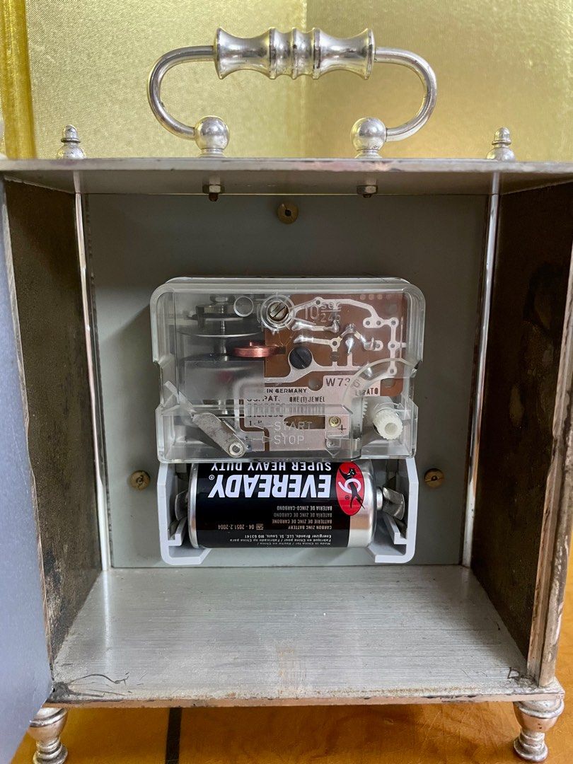 Vintage Rare 1970's German Bentima Quartz Transistor Brass Table Clock 12x7x16cms, Hobbies ...