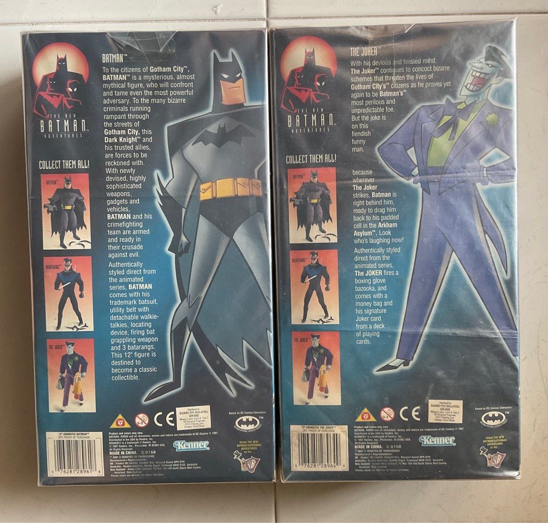 Vintage 1997 The New Batman Adventures Batman and Joker, Hobbies & Toys ...