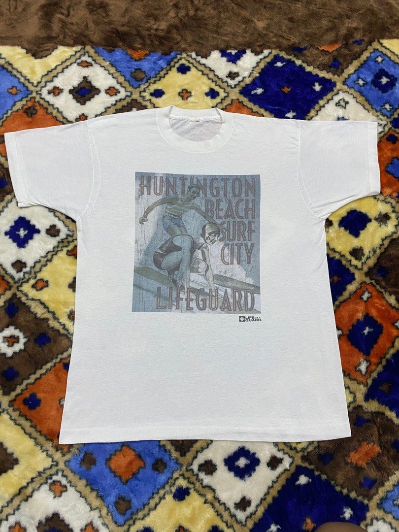 VINTAGE 80s LIFEGUARD SURFURING, Men's Fashion, Tops & Sets, Tshirts ...