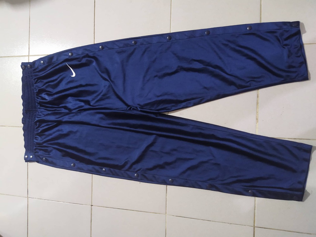 Vintage Nike Button Side, Men's Fashion, Bottoms, Joggers on Carousell