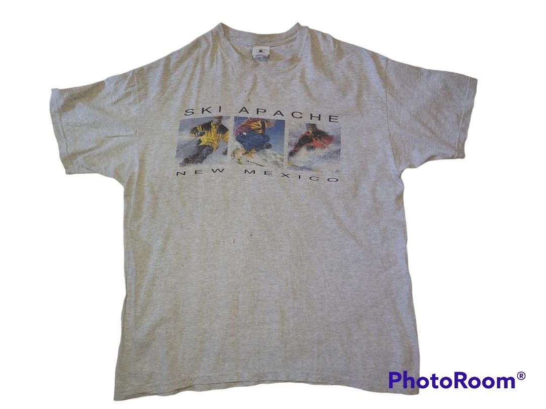 Vintage SKI APACHE shirt, Men's Fashion, Tops & Sets, Tshirts & Polo ...