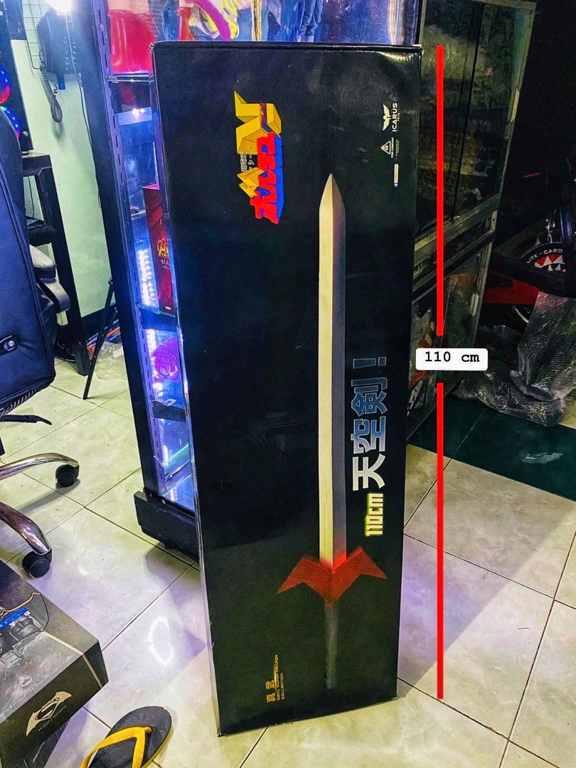 Voltes-V Life Size Sword, Hobbies & Toys, Toys & Games on Carousell