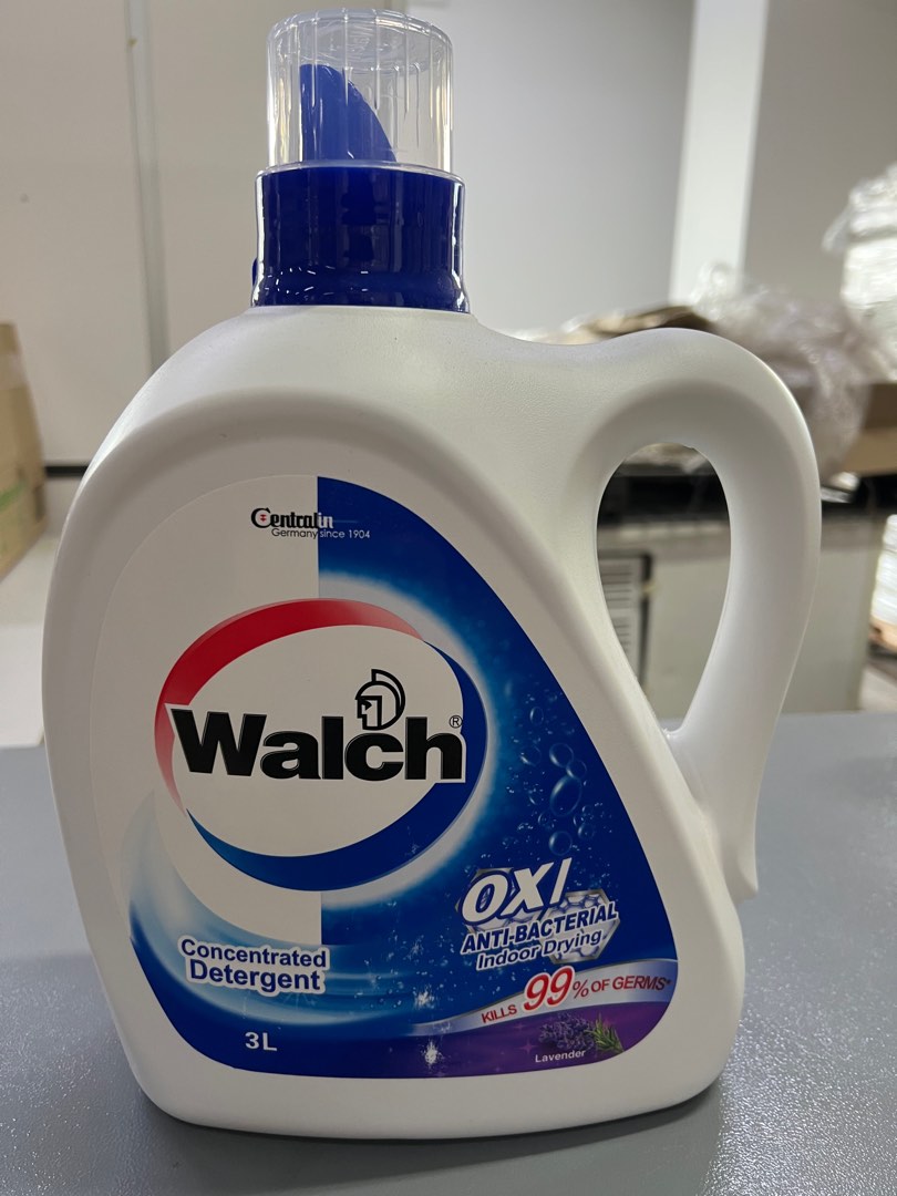 Walch Oxi Anti-Bacterial Concentrated Detergent Original 3L, Furniture & Home Living, Cleaning ...
