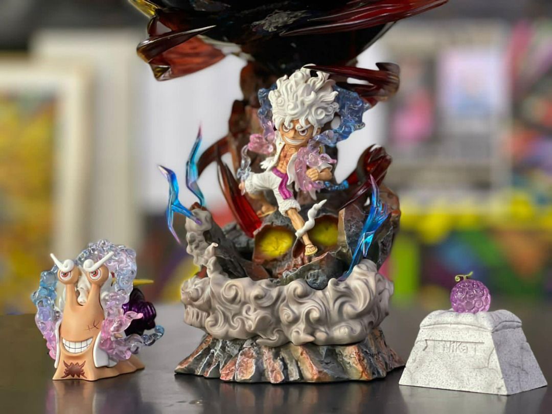 Warhead Studio - WCF Sun God Luffy Gear5 - Nika, Hobbies & Toys, Toys & Games on Carousell