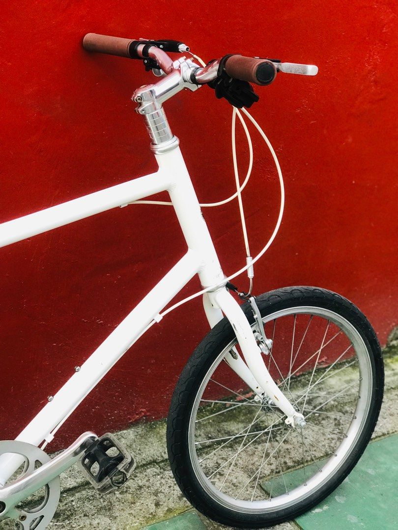 Weekend Bike Mini Velo Pearl White Alloy Frame, Sports Equipment ...