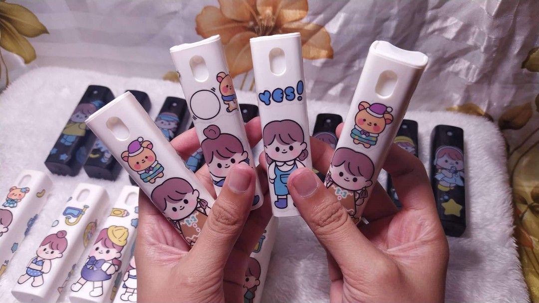 10 ml. Mini Cute Portable Spray Hand sanitizer Spray Refillable Perfume ...