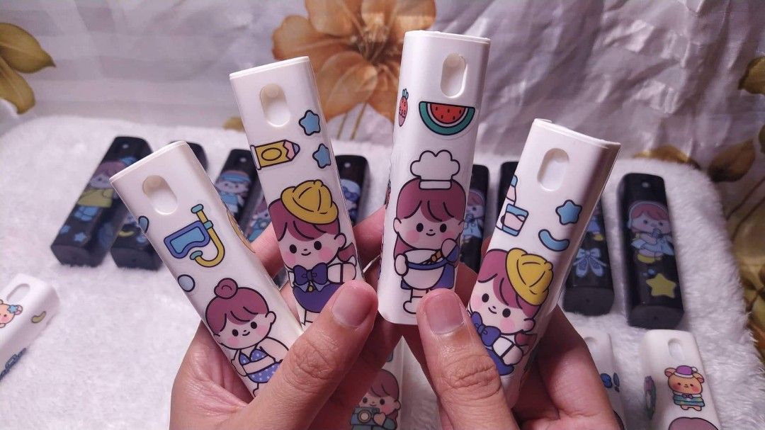 10 ml. Mini Cute Portable Spray Hand sanitizer Spray Refillable Perfume ...
