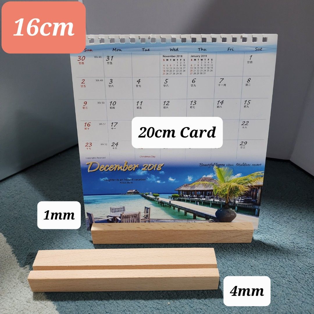 A4/A5/A6 Card Holder | Calendar Card Holders - 10cm/16cm/21cm Holder ...