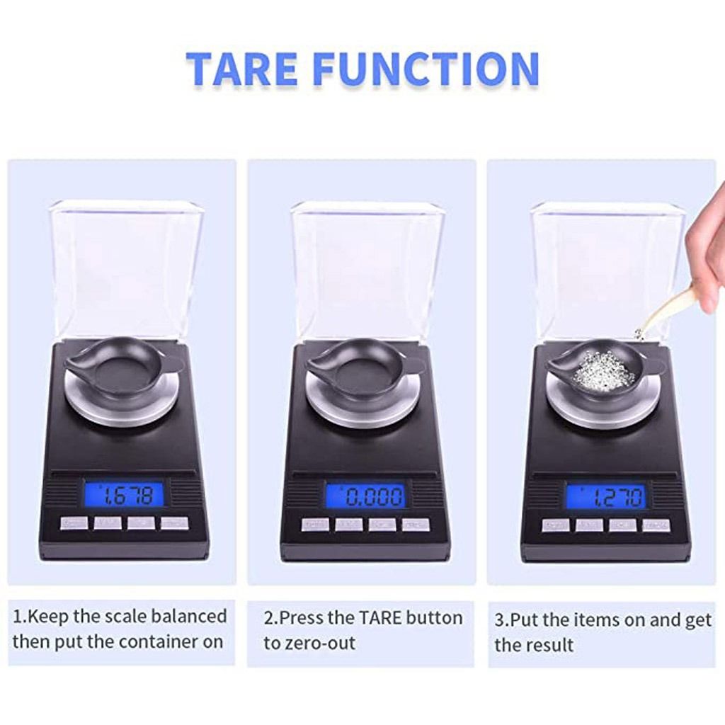 [2714] Digital Milligram Scale 10g/ 0.001g Portable Jewelry Scale LCD ...