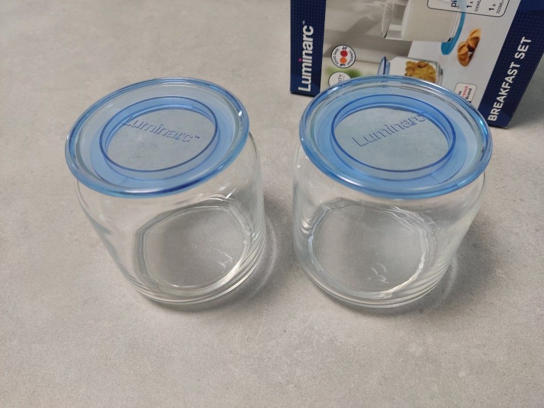 2pc Luminarc Rondo Jar, Furniture & Home Living, Kitchenware ...