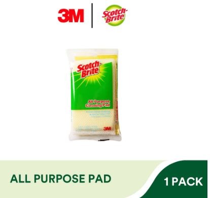 3M Scotch Brite All Purpose Non Scratch Multi Purpose Cleaning Pad ...