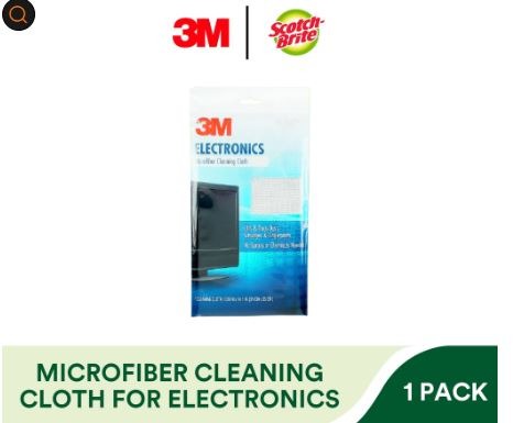 3M Scotch Brite Reusable Microfiber Cleaning Cloth for Electronics, 1 ...