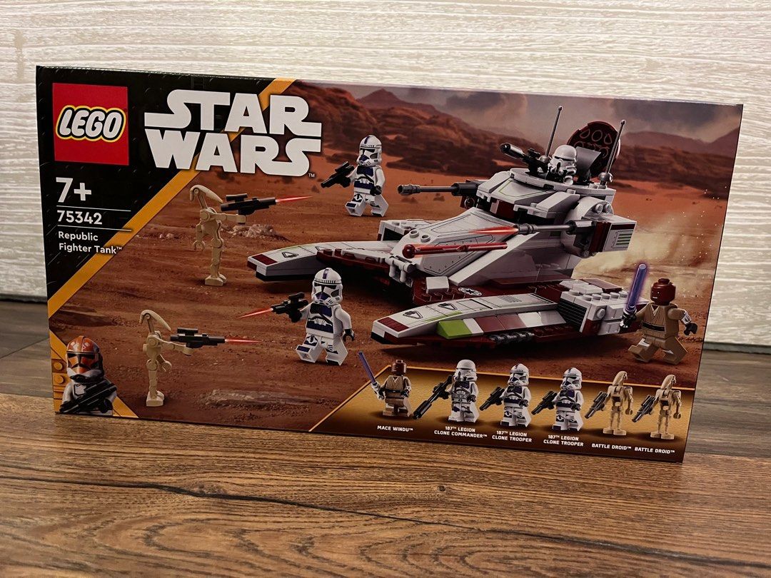 現貨 75342 LEGO Star Wars The Clone Wars Republic Fighter Tank, 興趣及遊戲, 玩具 ...