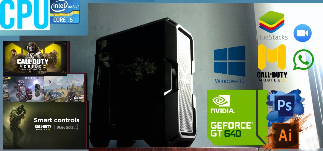 🏆 🔥 GAMING i7 INTEL PC KIDS CPU WIHT GPU GT640 MEMORY HARDRIVE‼️ 🏆 🔥 ...