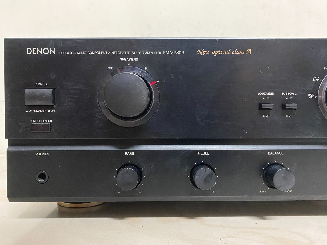 台灣少見~經典 DENON PMA-980R 綜合擴大機 內部乾淨/原裝未動 A類擴大機 日本製造~, 耳機及錄音音訊設備, Soundbar ...