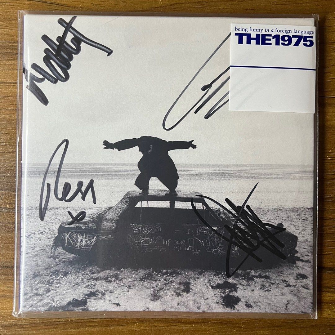 簽名版 The 1975 - being funny in a foreign language limited signed cd, 興趣及 ...