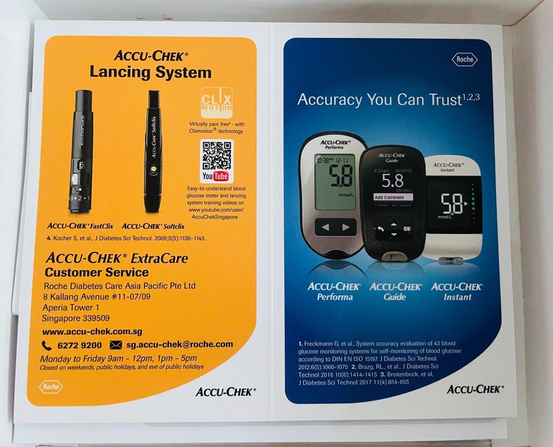 ACCU CHEK PERFORMA METER+TEST STRIPS, Health & Nutrition, Health ...