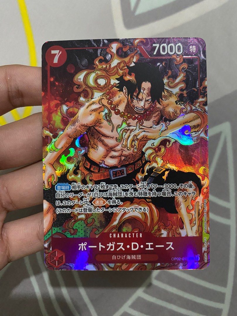 Ace AA - One Piece Paramount War OP-02, Hobbies & Toys, Toys & Games on ...