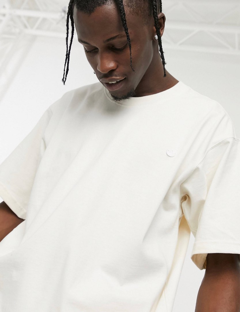 adidas premium off white shirt, Men's Fashion, Tops & Sets, Tshirts ...