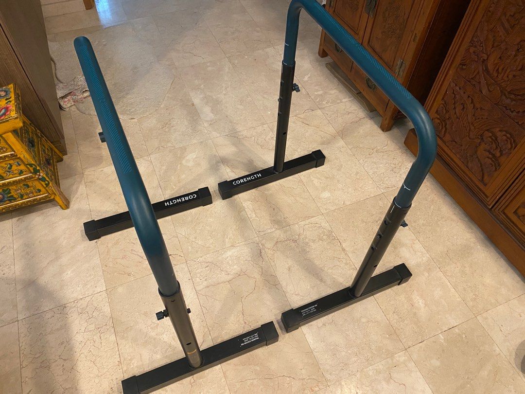 Adjustable Dip Bars (Corength), Sports Equipment, Exercise & Fitness ...