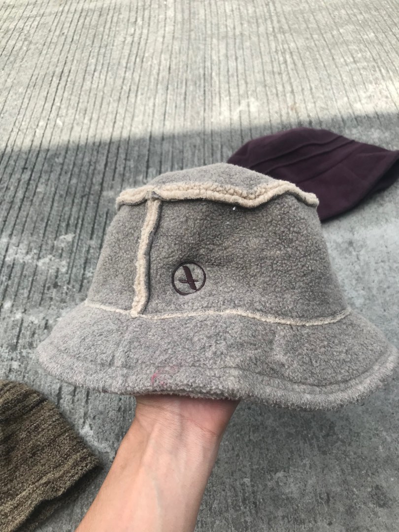 AIGLE POLARTEC BUCKET HAT, Men's Fashion, Watches & Accessories, Caps ...