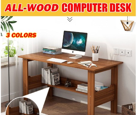 ALL-WOOD Computer Table / Study Table / Desktop / Study Desk / Computer ...
