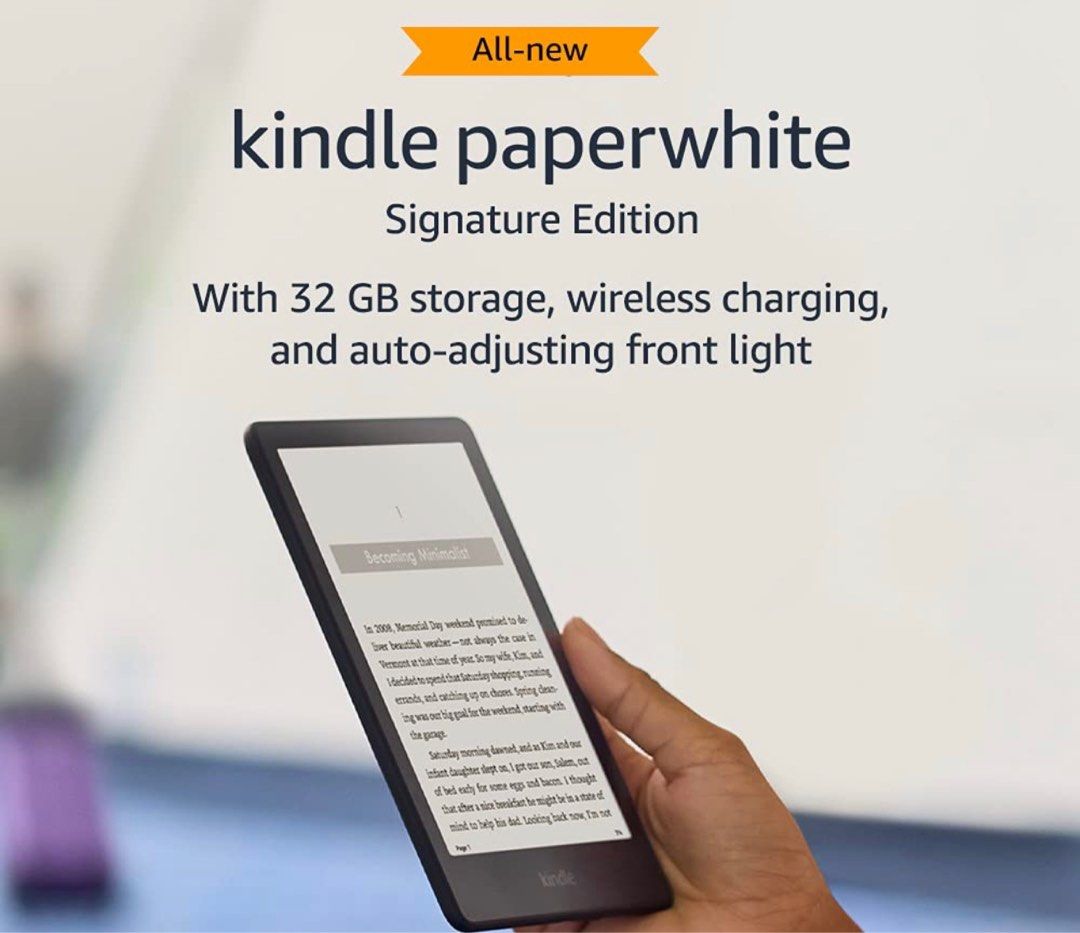 Amazon Kindle Paperwhite Signature Edition 32 GB, Computers & Tech ...
