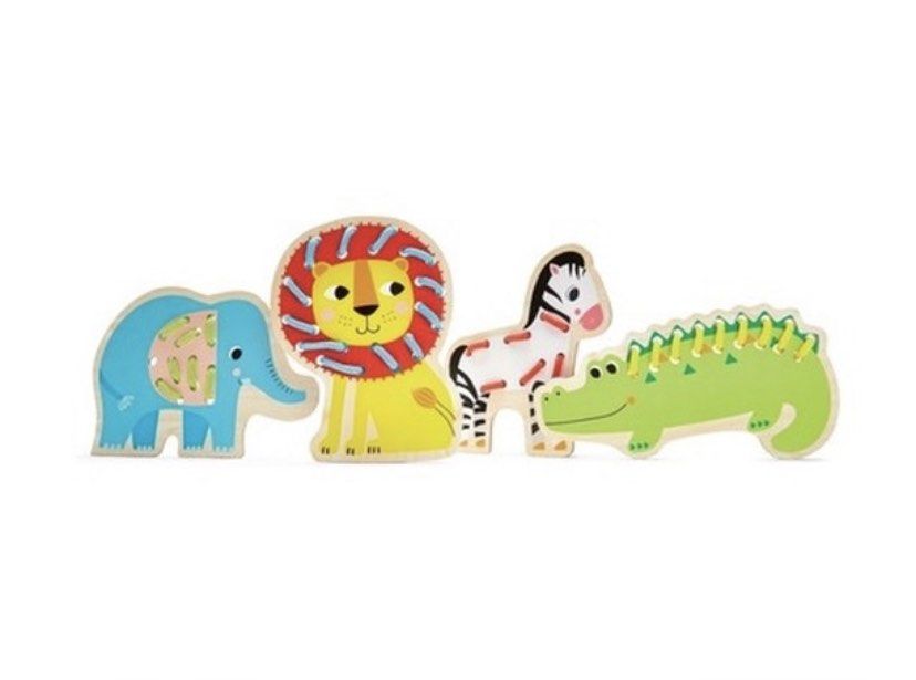 Anko Wooden Animals Threading Set, Hobbies & Toys, Toys & Games on ...