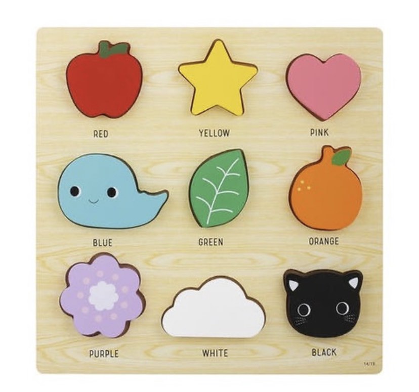 Anko Wooden Shapes & Colours Puzzle, Hobbies & Toys, Toys & Games on ...