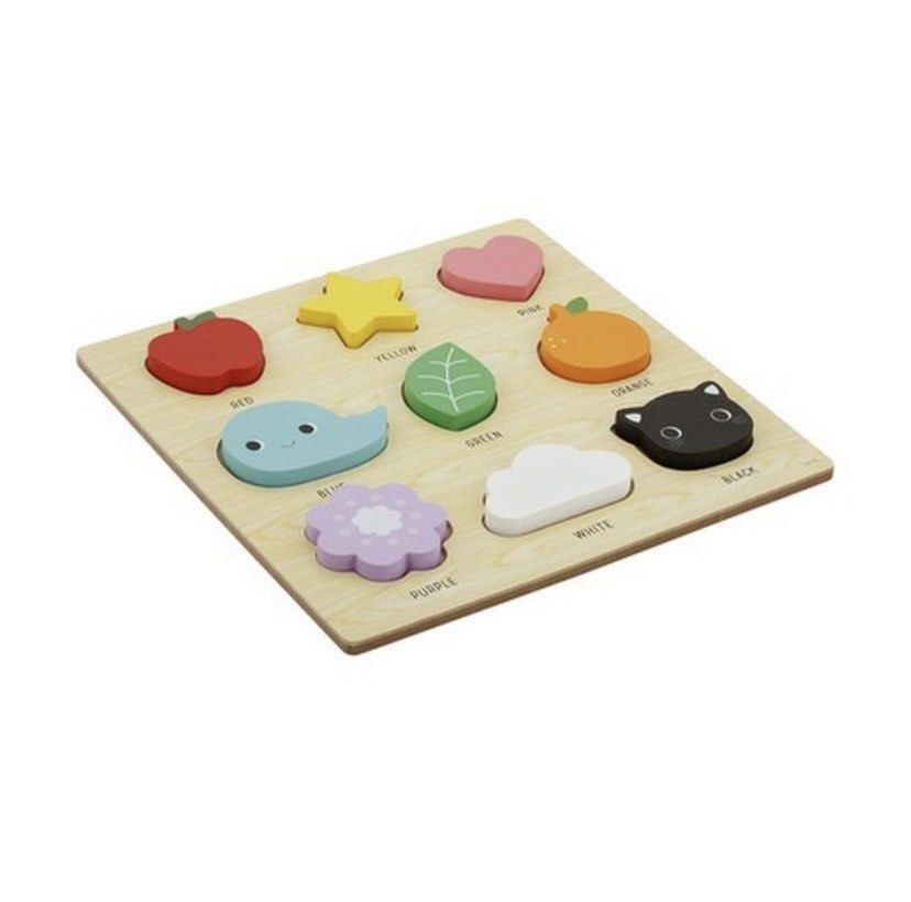 Anko Wooden Shapes & Colours Puzzle, Hobbies & Toys, Toys & Games on ...