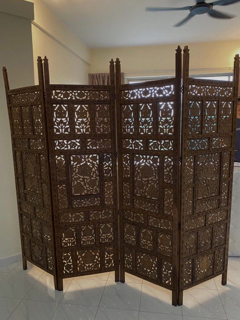 Vintage Balinese Room Divider, Furniture & Home Living, Furniture ...