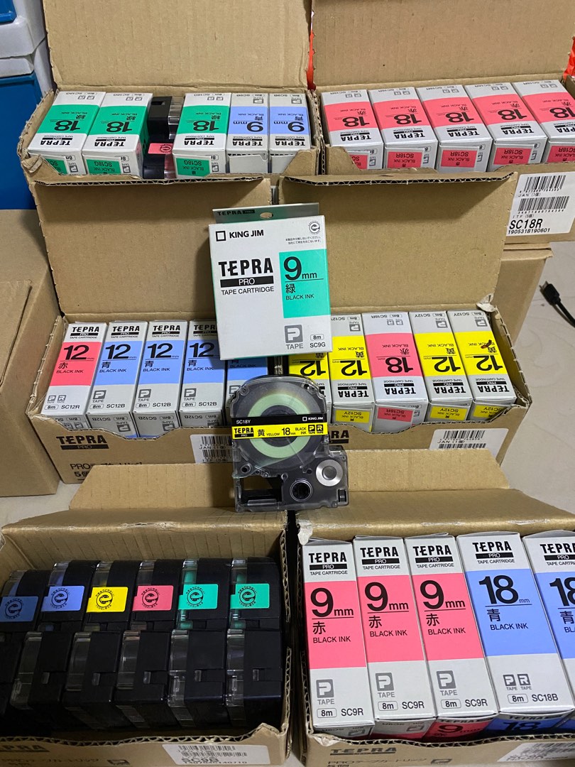 Authentic TEPRA TAPE CARTRIDGE - King Jim, Computers & Tech, Office ...