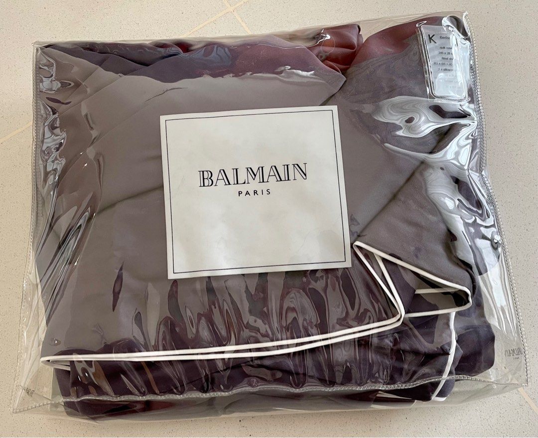 Balmain King size quilt cover, Furniture & Home Living, Bedding ...