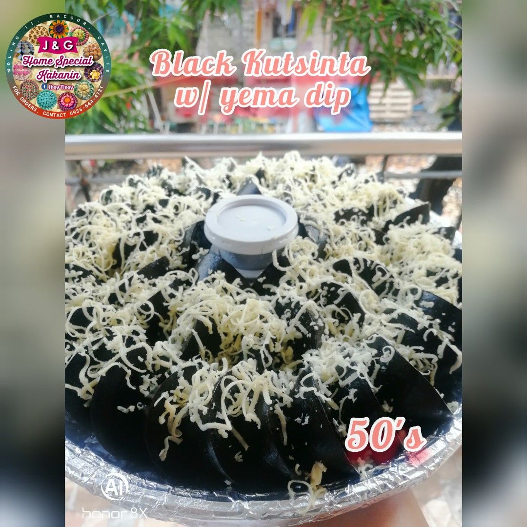 Black Kutsinta w/ Yema Dip Kakanin, Food & Drinks, Homemade Bakes on ...
