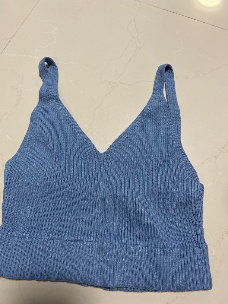 Blue Top, Women's Fashion, Tops, Blouses on Carousell