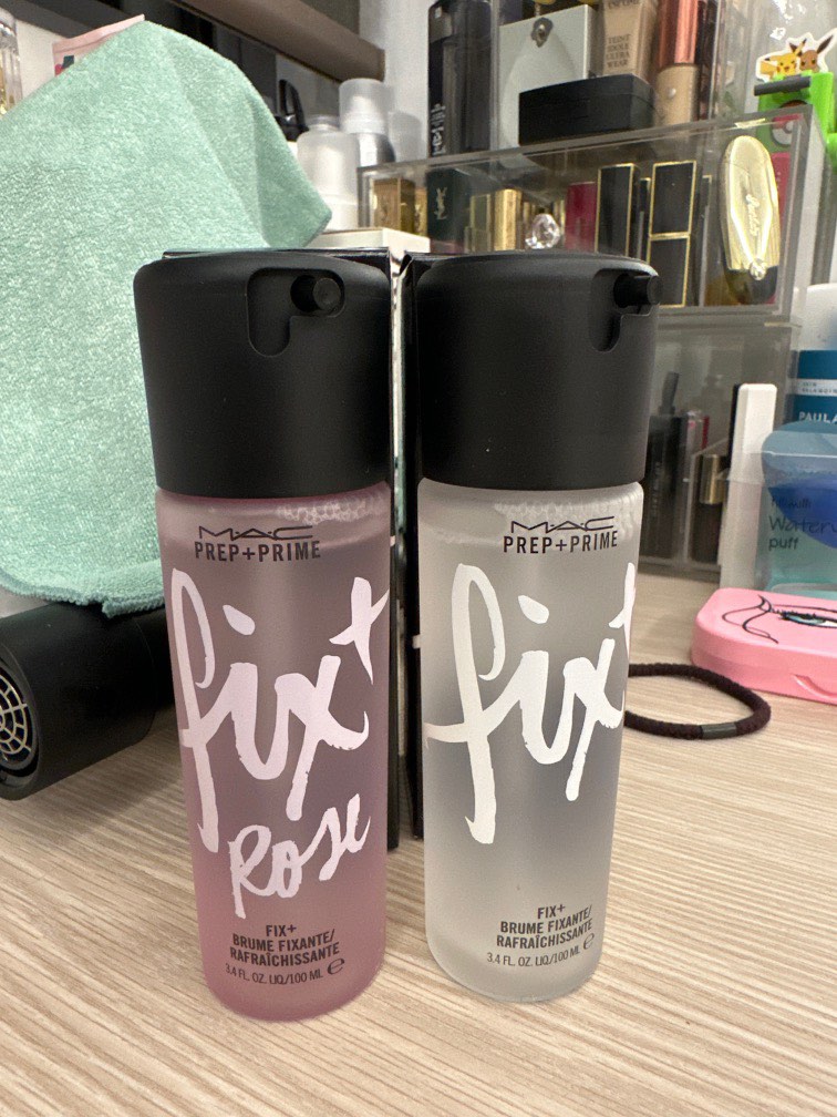 BN MAC Fix+ setting spray original/rose, Beauty & Personal Care, Face, Makeup on Carousell
