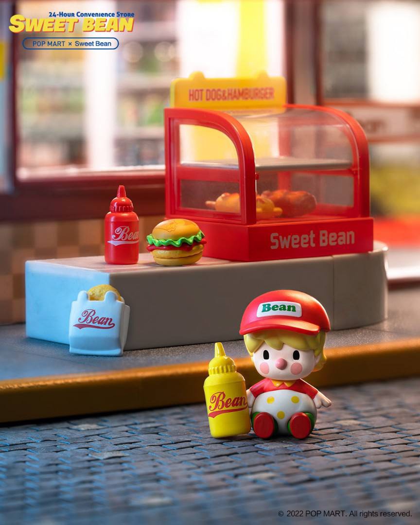 BNIF SECRET Sweet bean 24 hour convenience store Sell fast food POPMART ...