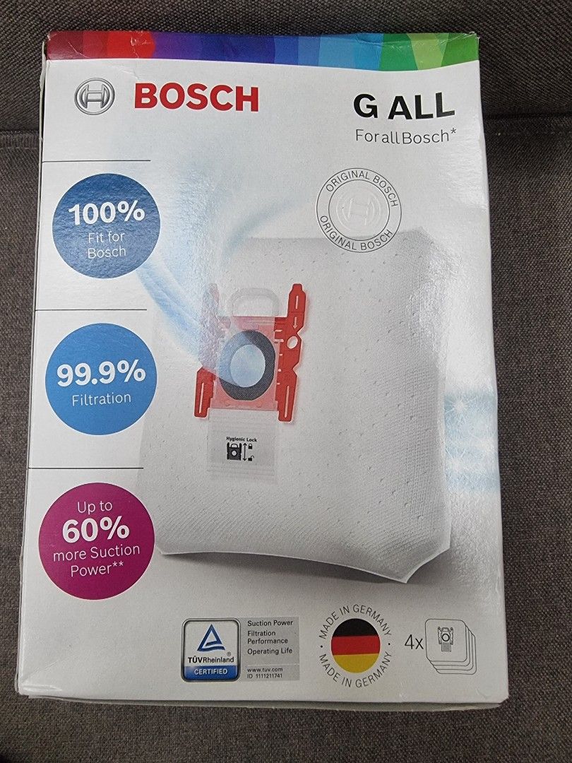 Bosch G All For all Bosch Dustbag Type: BBZ41FGALL, TV & Home ...