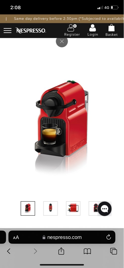 Brand new Nespresso Inissia Coffee Machine, TV & Home Appliances ...